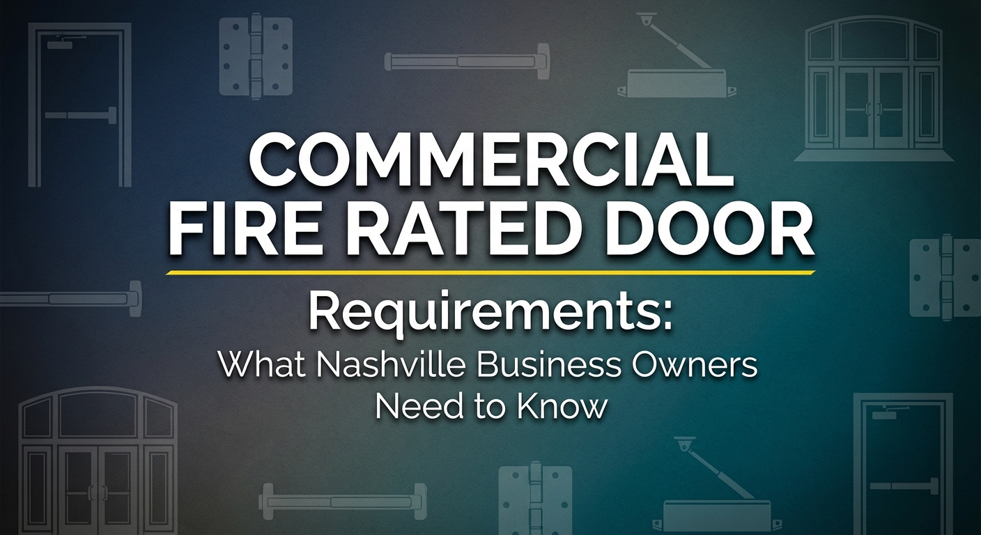 Commercial Fire Rated Door Requirements: What Nashville Business Owners ...